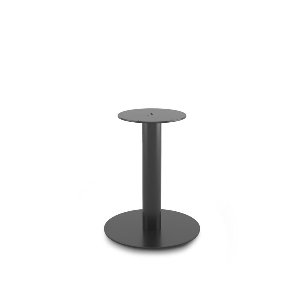 Fusion Round Metal Table Base, 28" (Standard Height) - i5 Industries