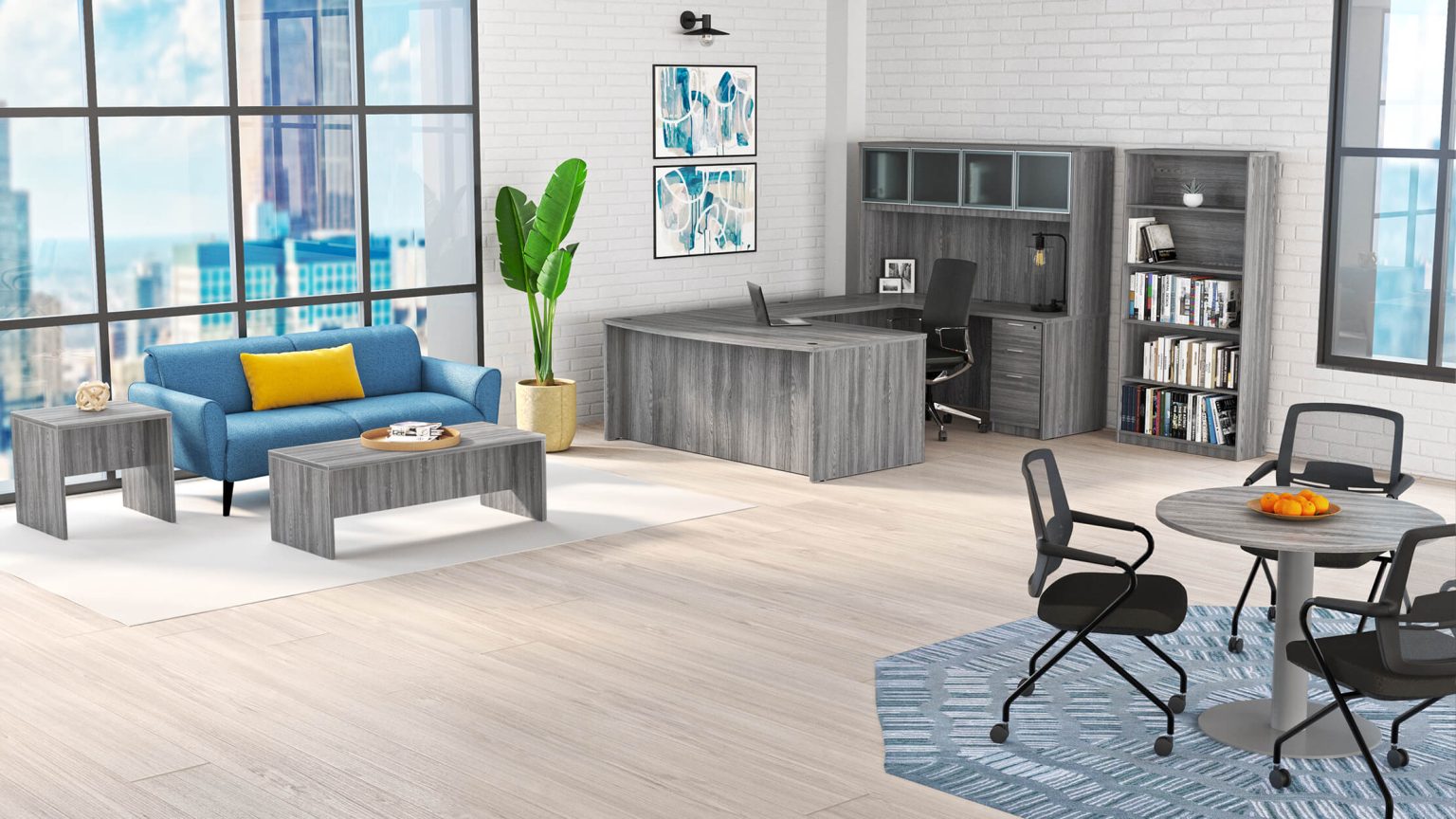 Kai Samoa Gray Executive Office Scene - i5 Industries