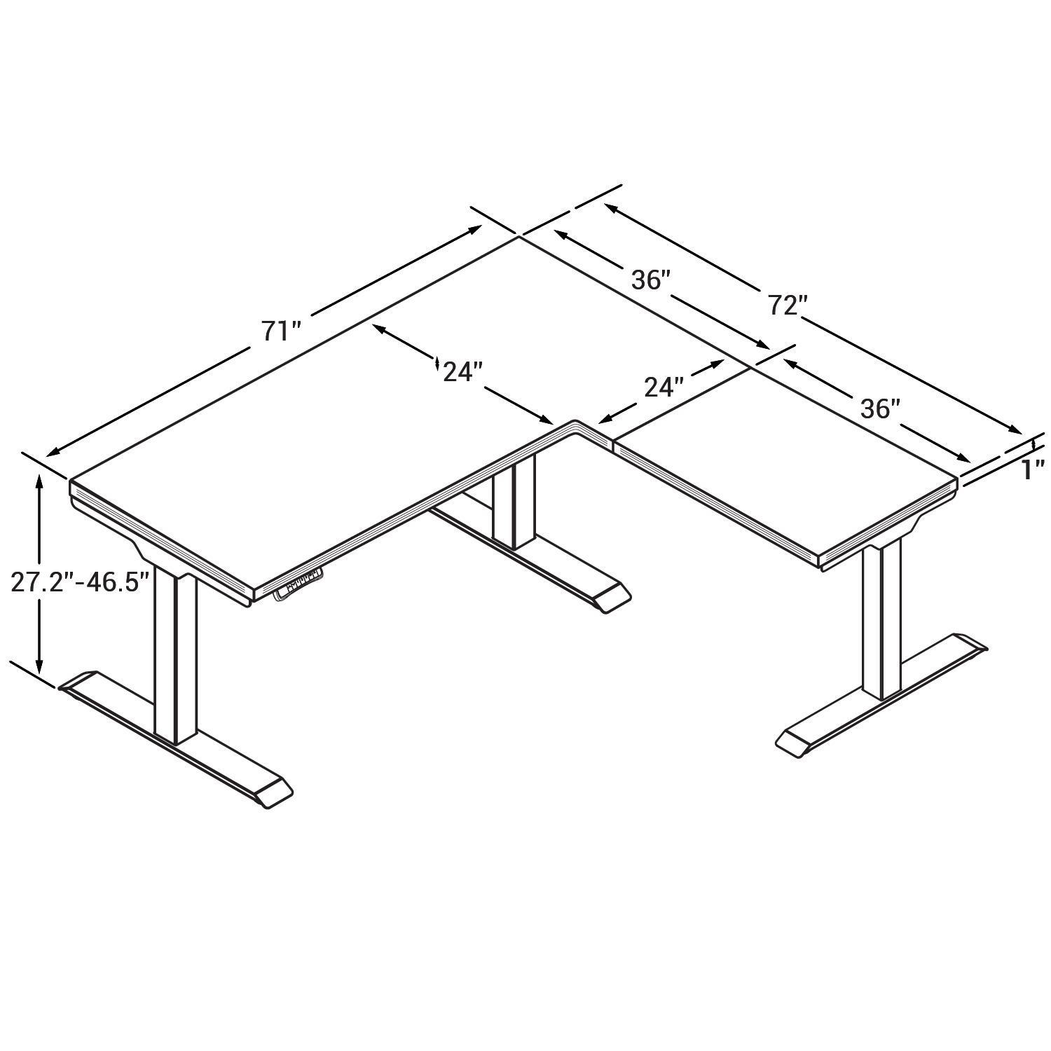 iRize Line Drawings with Specifications - i5 Industries